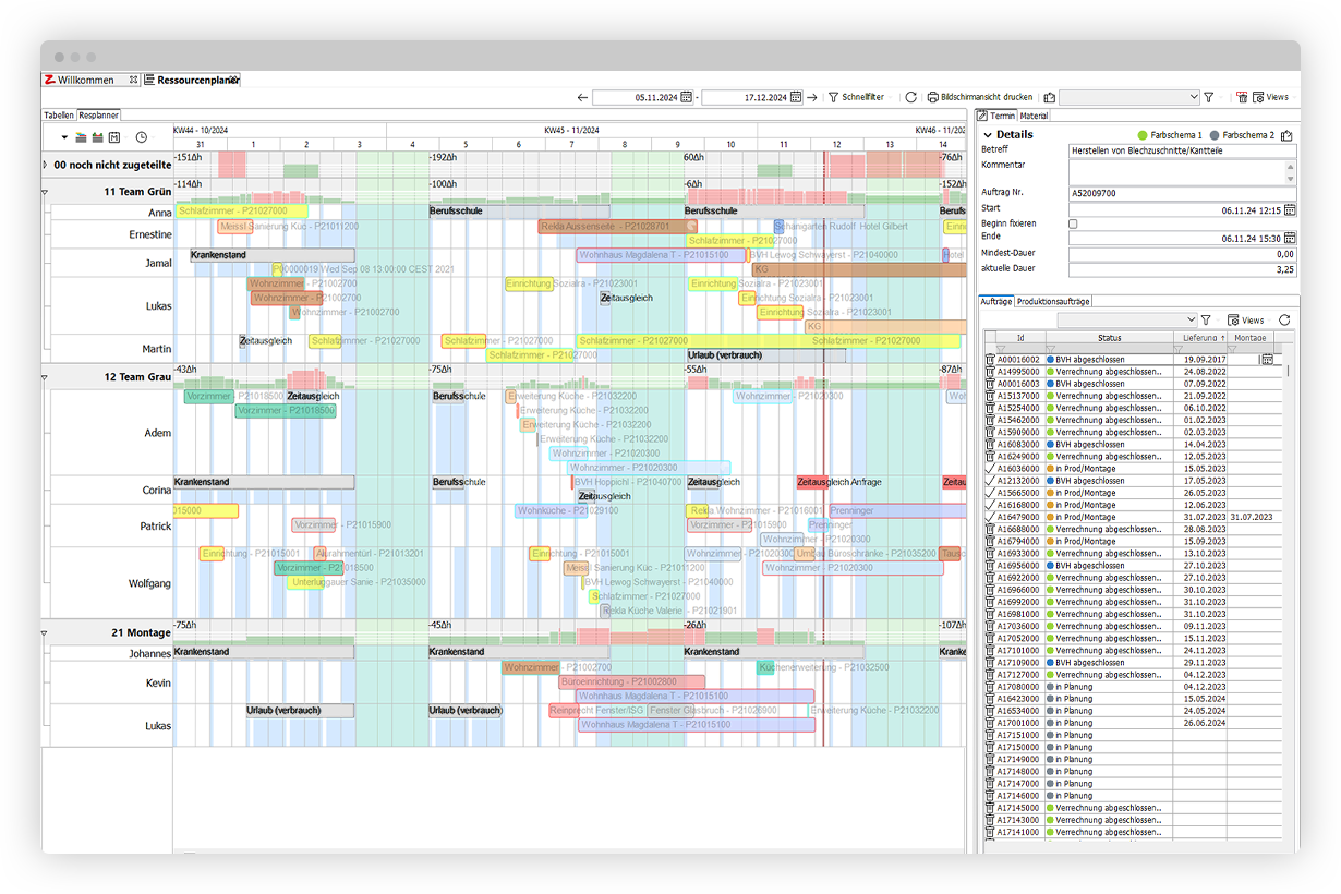 Project management & resource planning software - Zentro